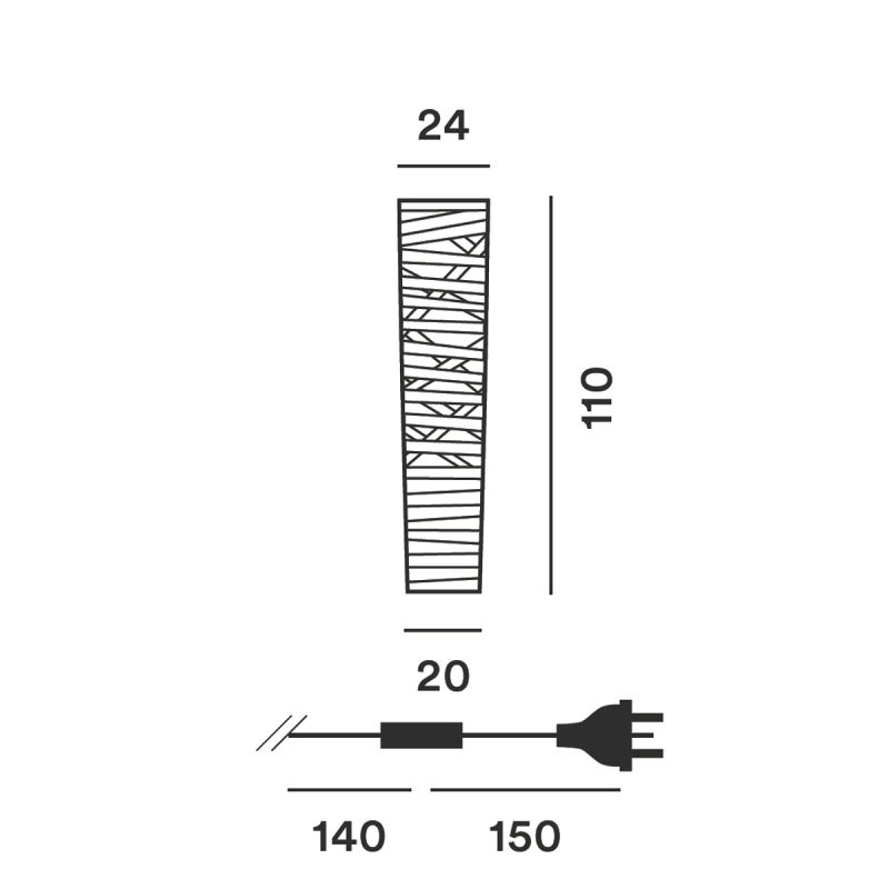 Foscarini Tress Media Terra