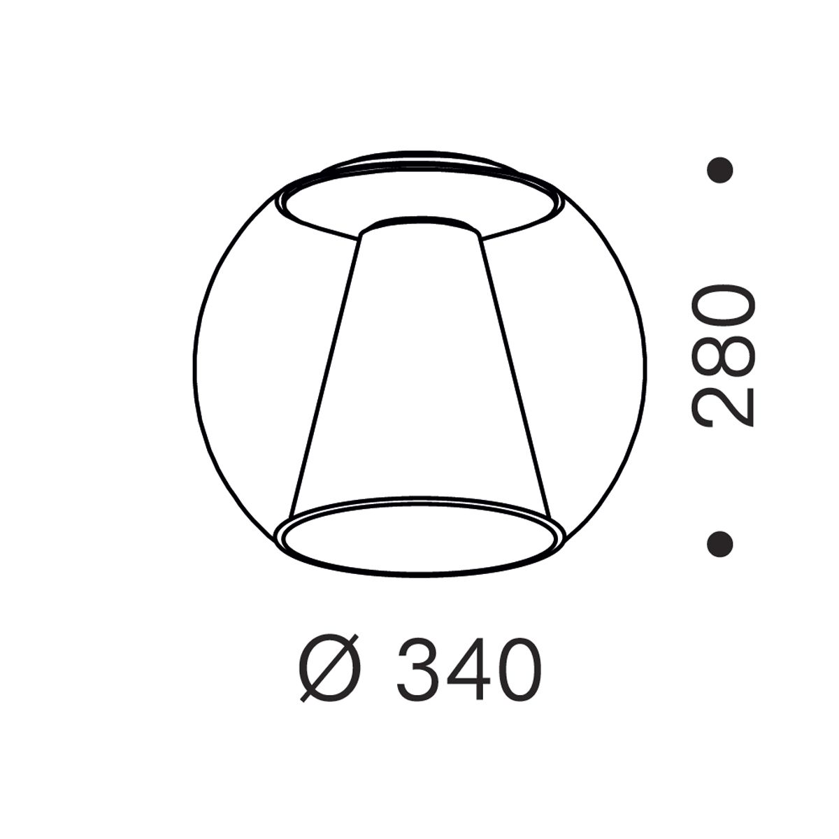 serien.lighting Draft Ceiling M LED Deckenleuchte